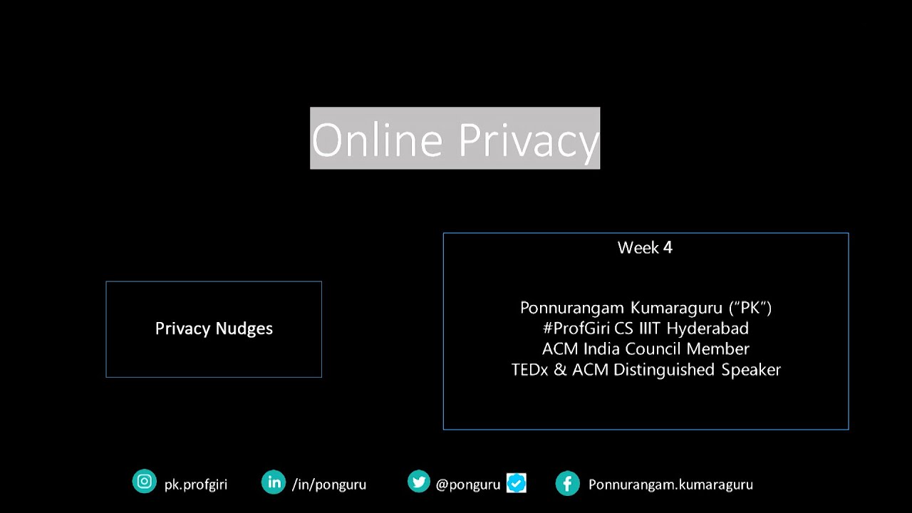 Privacy Nudges - YouTube