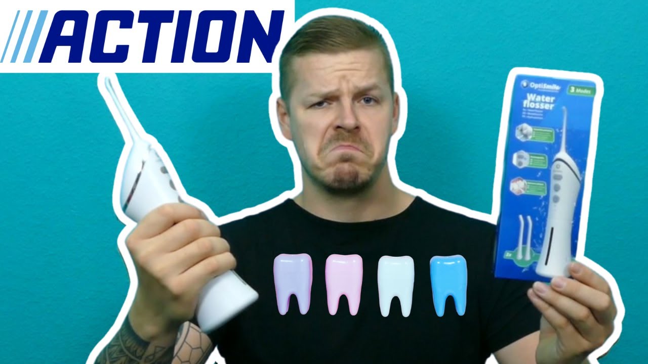Water flosser Irygator OptiSmile z Action za 12,95€! Czy warto? - YouTube