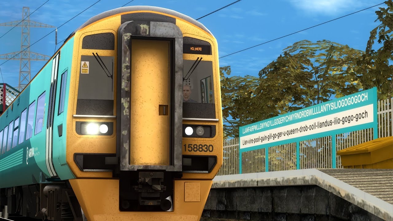 Train Simulator 2019: North Wales Coastal Extension - ATW Class 158 ...