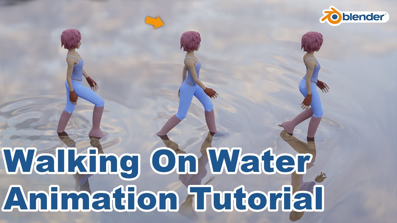 Walking On Water Animation Tutorial || Blender 2.92 - YouTube