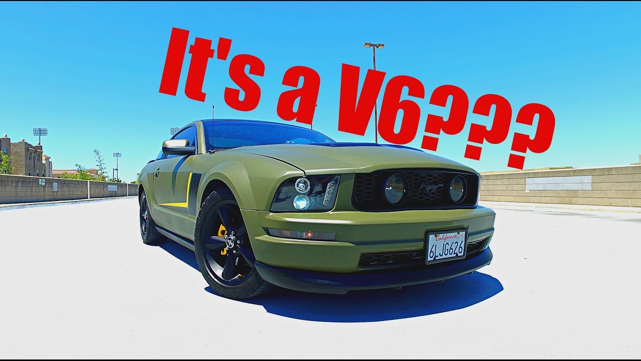 The Sickest Looking V6 Mustang Ever! - YouTube