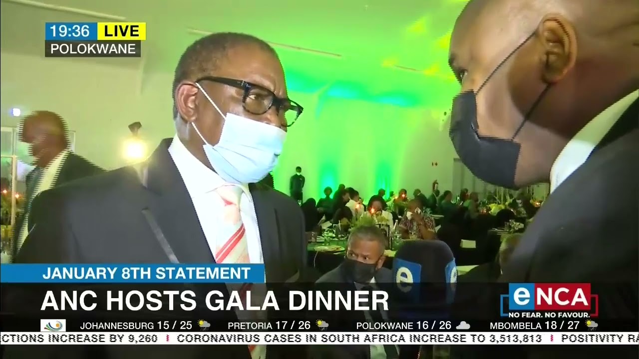 January 8 statement | ANC hosts gala dinner - YouTube
