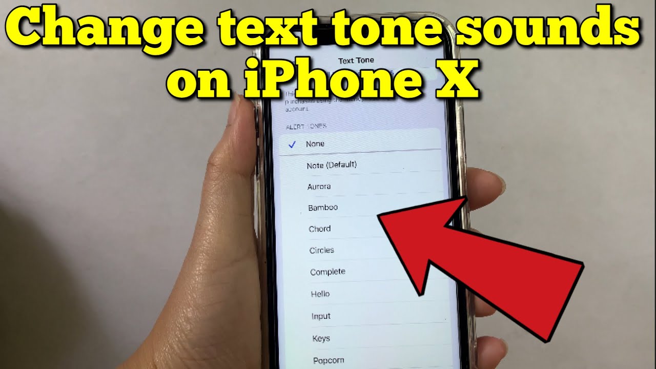 How To Change Text Tone Sounds On IPhone X YouTube how-to-change-text-tone-sounds-on-iphone-x-youtube