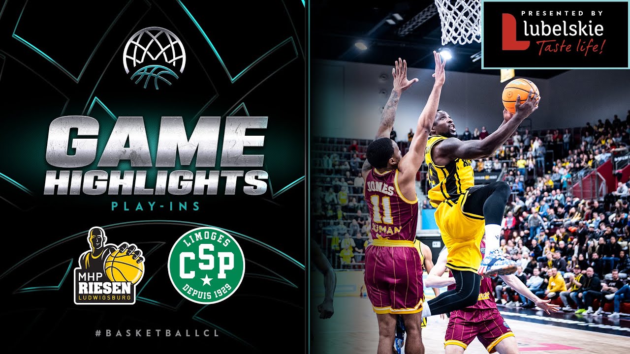 MHP Riesen v Limoges CSP | Play-Ins Game 3 | Highlights - Basketball ...