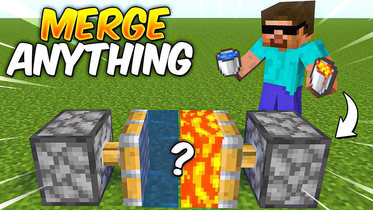 Minecraft But I Can Merge ANYTHING! - YouTube