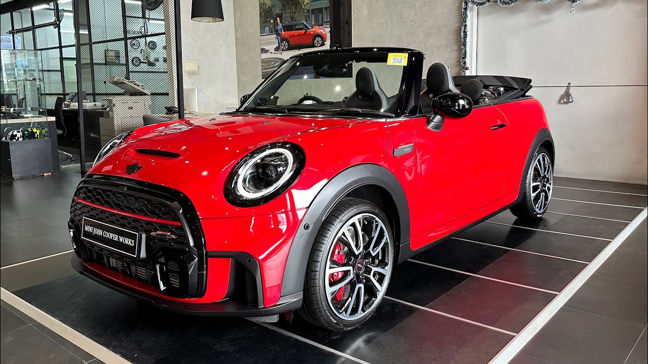 MINI Cooper 2024 Cabrio John Cooper Works JCW in Chilli Red Quick ...
