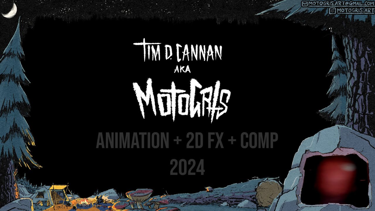 Tim D Cannan Motogris 2D Animation Show Reel 2024 - YouTube