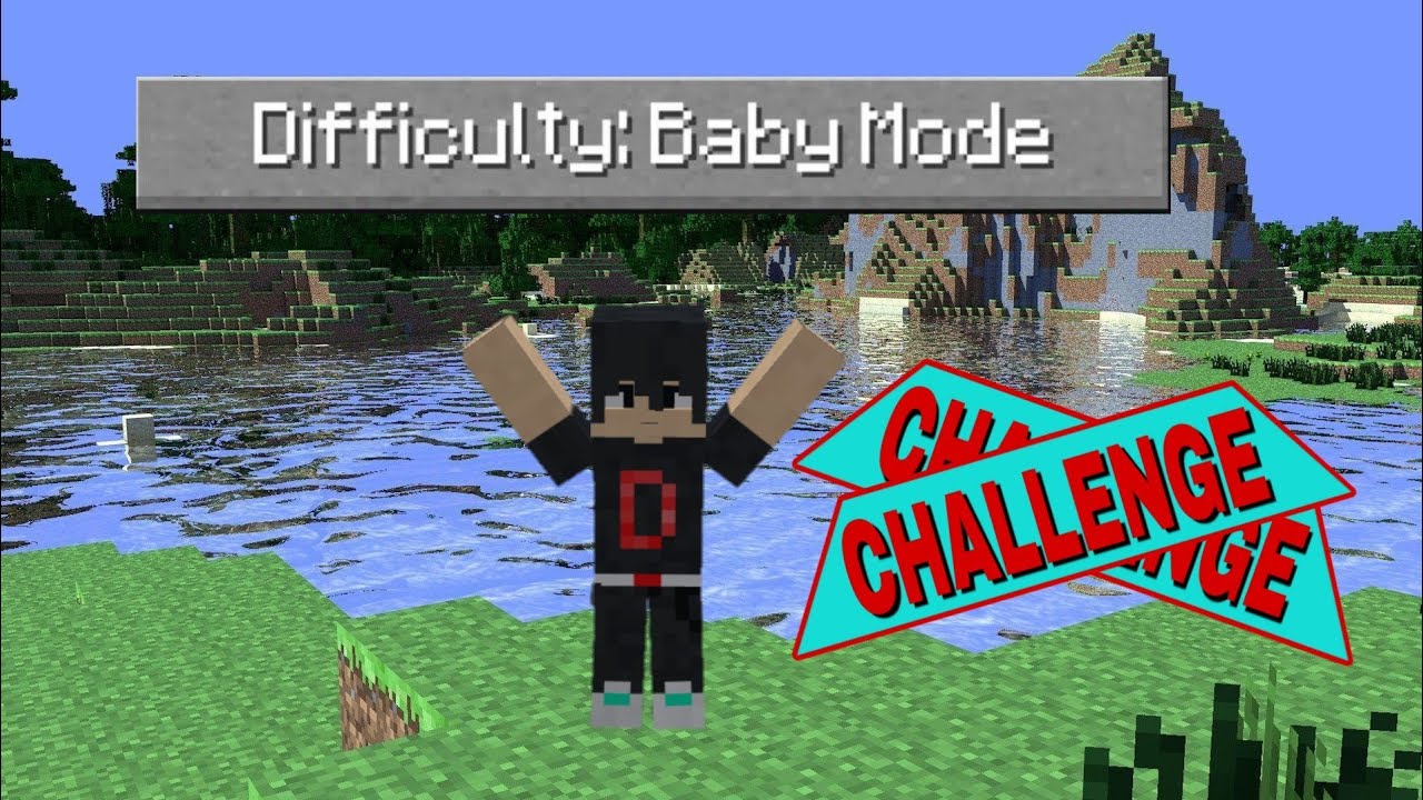 Minecraft baby mod challenge #1 - YouTube