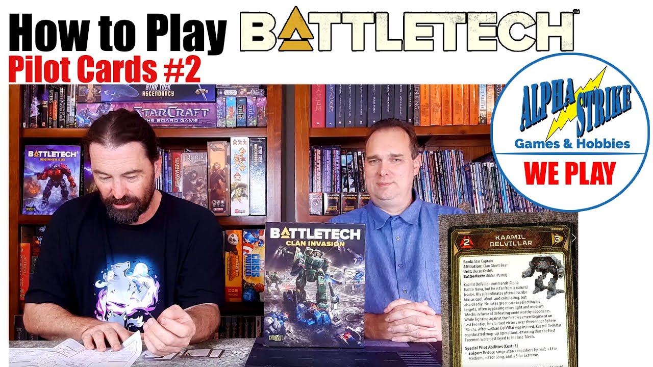 How To Play BattleTech: Pilot Cards #2 Clan Invasion Boxed Set - YouTube