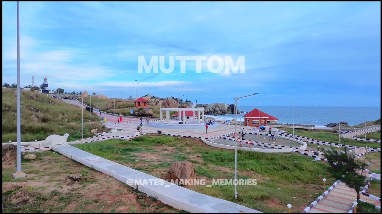 🤩💥புது பொலிவுடன் MUTTOM BEACH 🏖️🌊 Kanyakumari Tourist Place | Underrated Beach | Beach Park ...