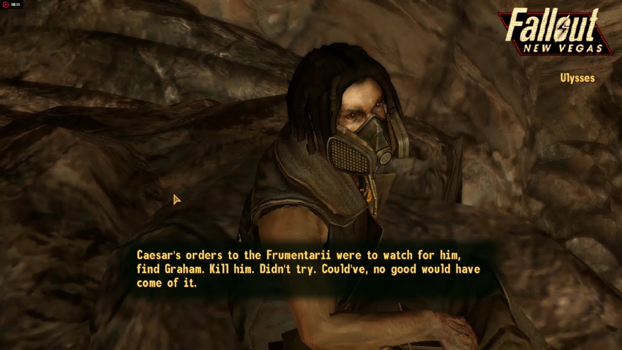 Ulysses talks about Joshua Graham - YouTube