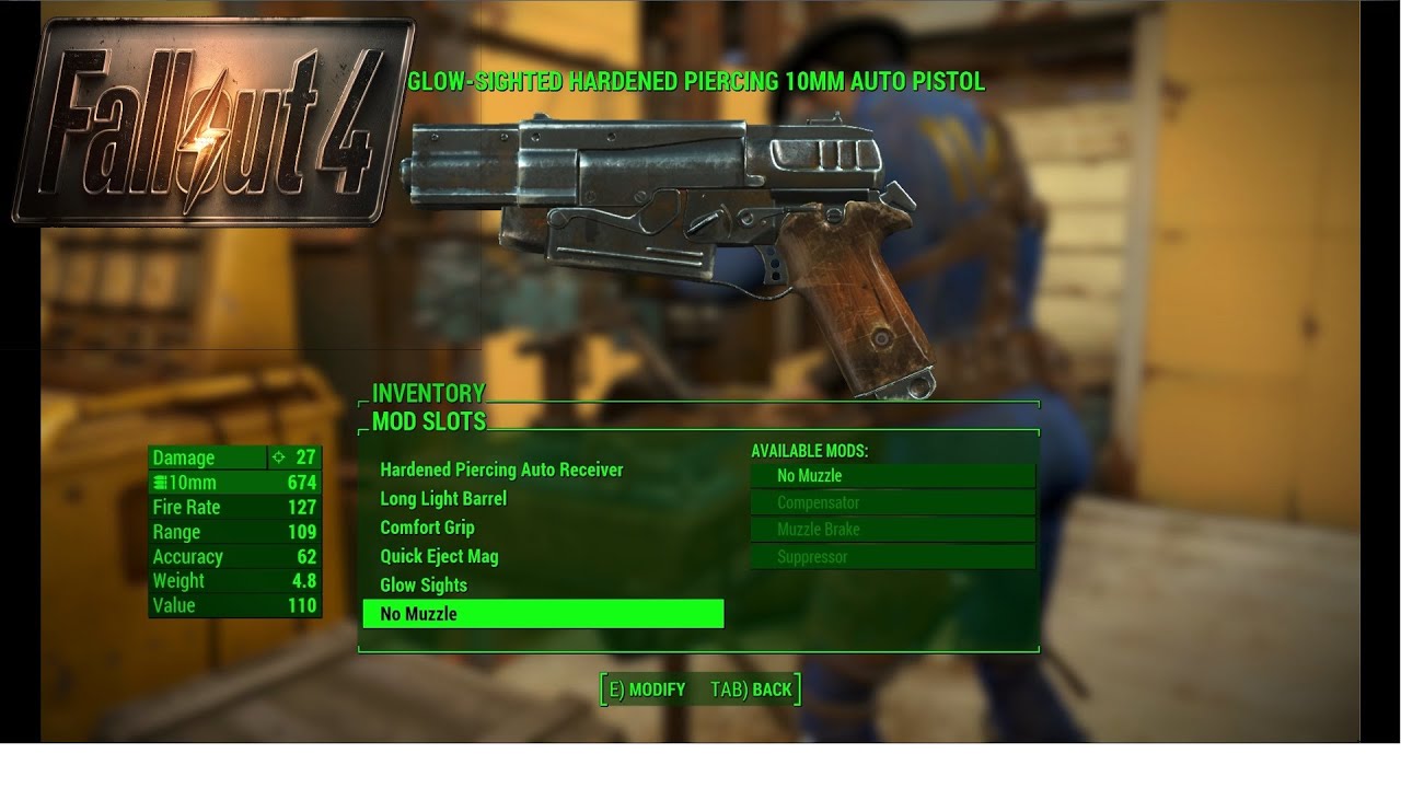 Fallout 4 Tutorial - How to extract Weapon Module | PC ULTRA (1080P HD ...
