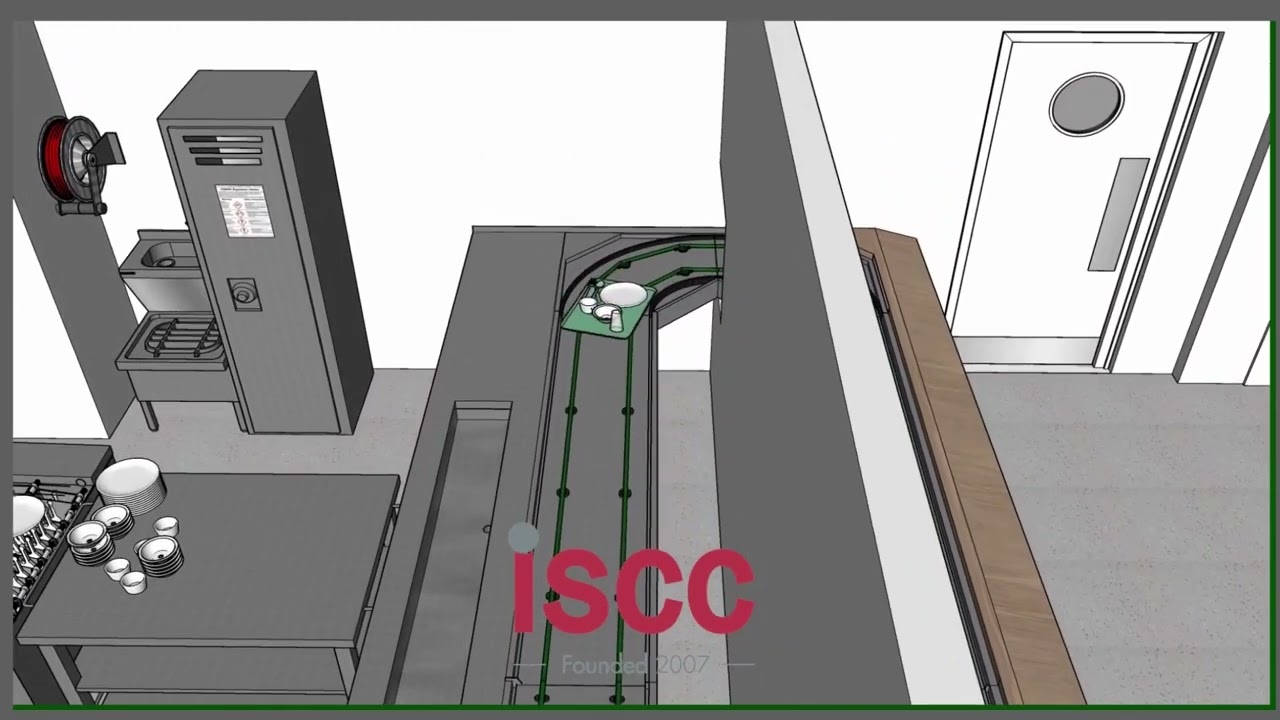 High Volume Wash Up - Tray Conveyor Solutions by ISCC - YouTube