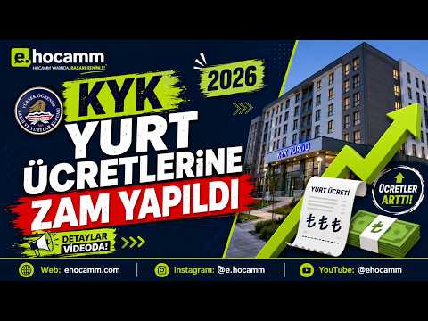 KYK YURT ÜCRETLERİNE ZAM YAPILDI- 2026 KYK YURT ÜCRETLERİ NE KADAR OLDU? GÜNCEL YURT ÜVRETLERİ