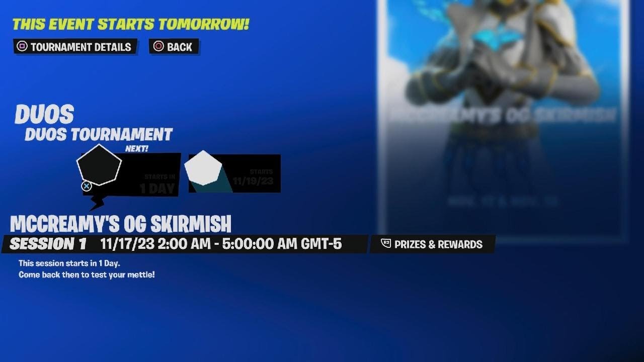 How Many Points To Win Mccreamy's OG Skirmish In Fortnite - YouTube