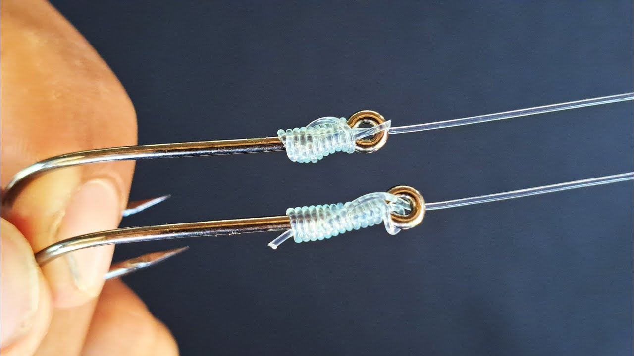 The strongest fishing knots for fishing hook - YouTube