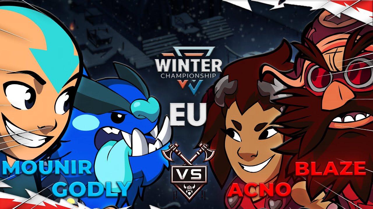 Mounir/Godly VS. Blaze/acno? | Grand Final - EU | Brawlhalla Winter ...