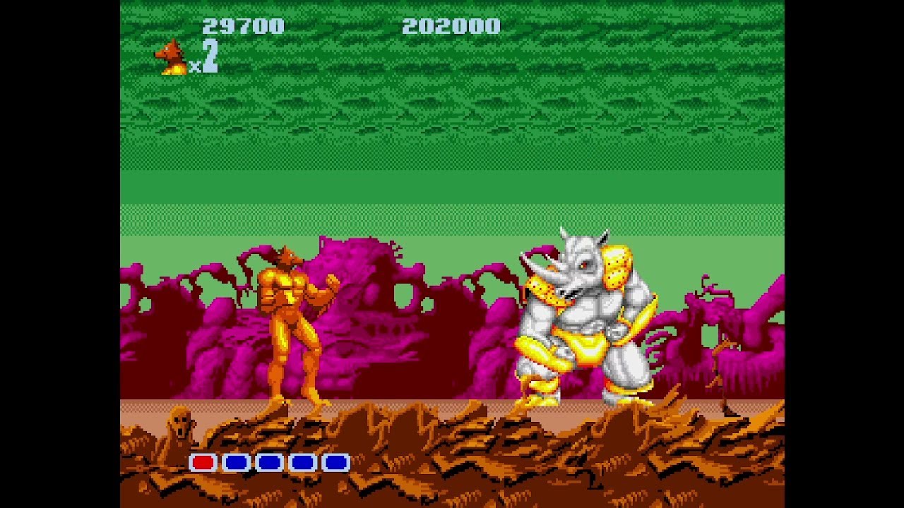 Altered Beast - Stage 5 (Hardest Difficulty) - YouTube