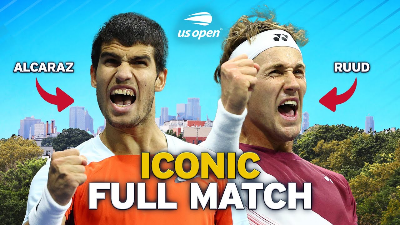First Major! | Carlos Alcaraz vs. Casper Ruud | Iconic Full Match ...