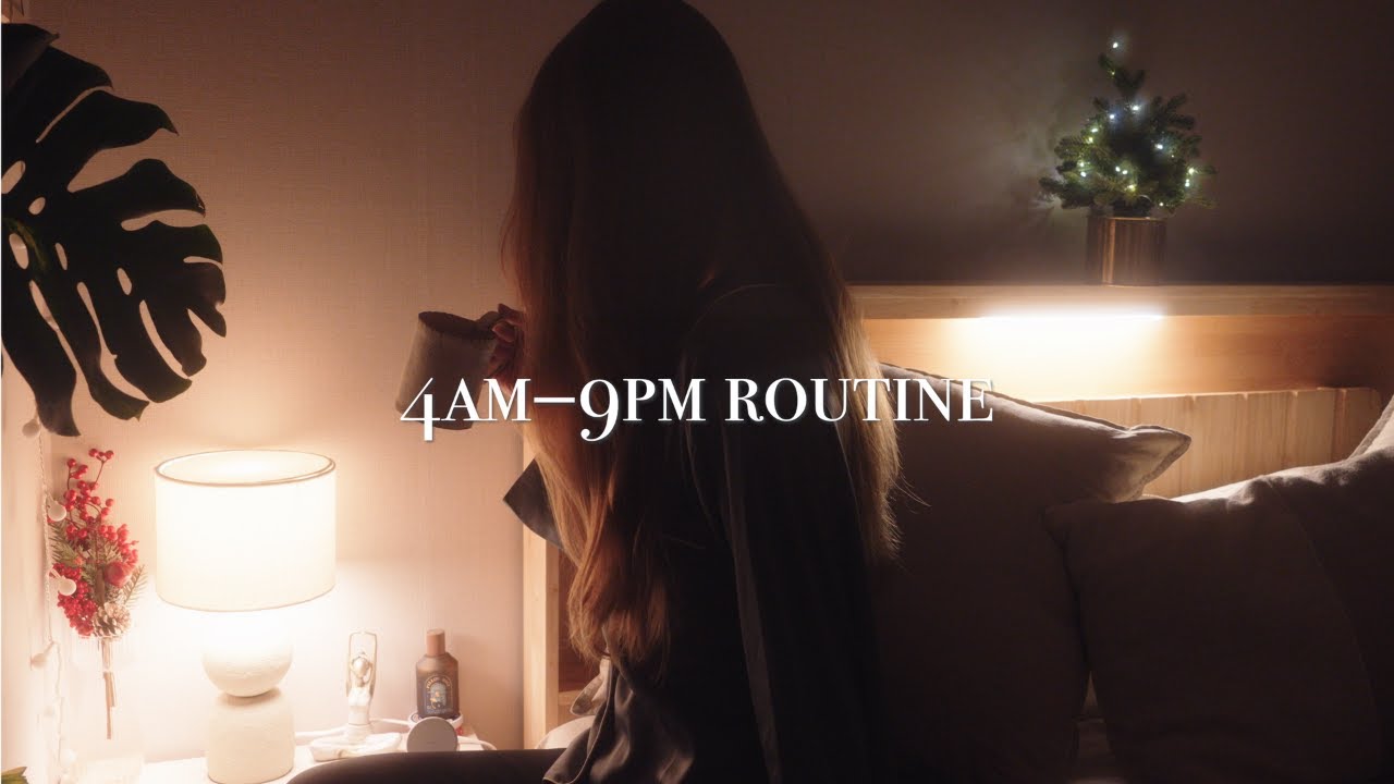 4am morning to night routine of an office worker in Korea ☕ finding ...