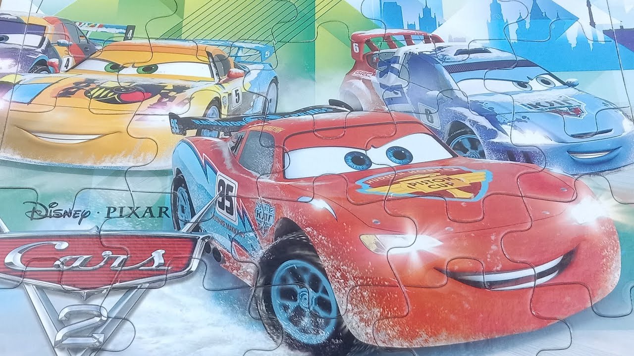 how to put together a CARS puzzle - YouTube