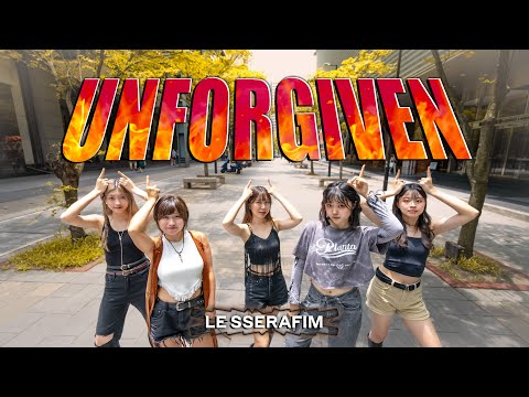 [KPOP IN PUBLIC] LE SSERAFIM (르세라핌) - UNFORGIVEN Dance Cover from Taiwan