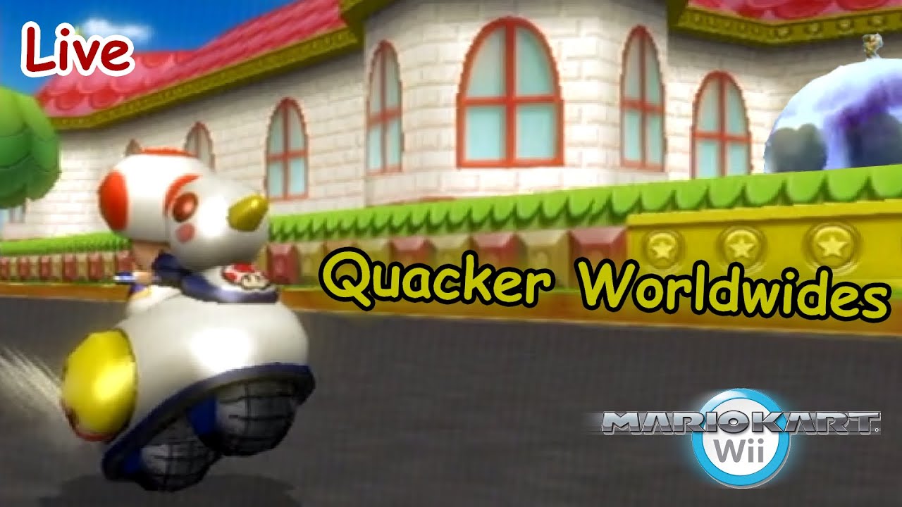 Mario Kart Wii online races w/quacker (21) - YouTube