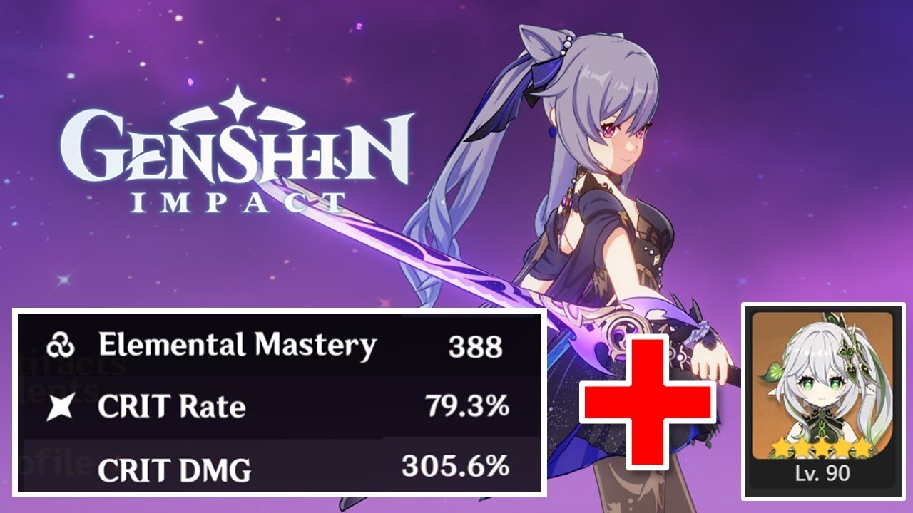 Nahida made Aggravate Keqing even STRONGER | 300% Crit Damage Keqing ...