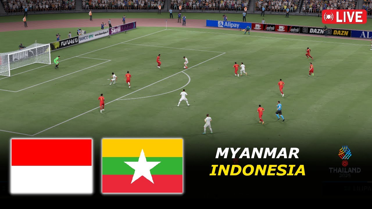 🔴Myanmar vs Indonesia / AFF Southeast Asian Games 2025 | eFootball PES ...