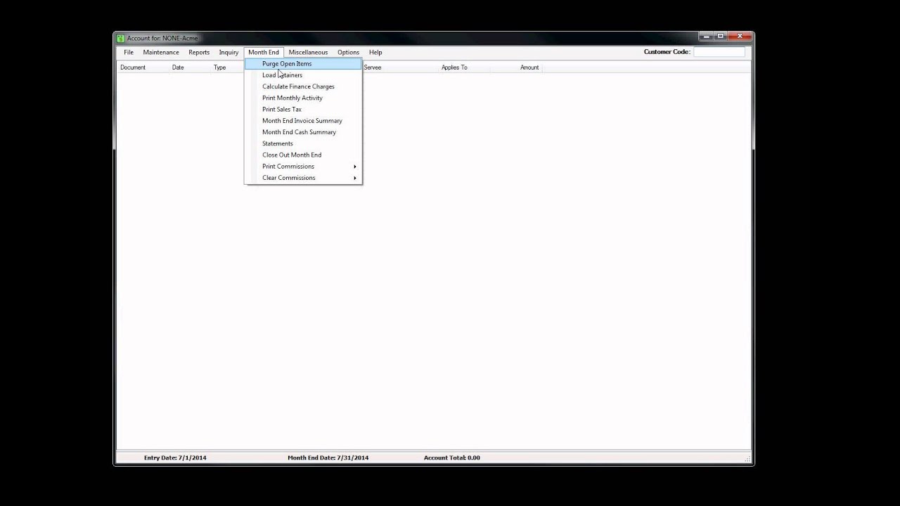 TRAINING Series | WinServe Plus/WinCopy Accounting Module - Month End ...