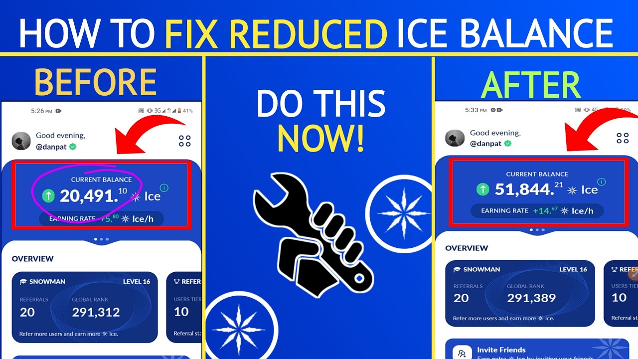 Why Your Ice Network Balance Reduced & How To Fix It | Recover Your ...