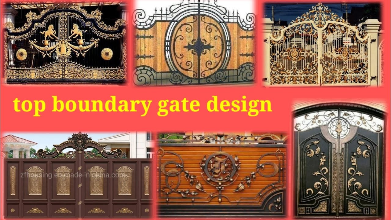 top boundary gate design 💥 - YouTube