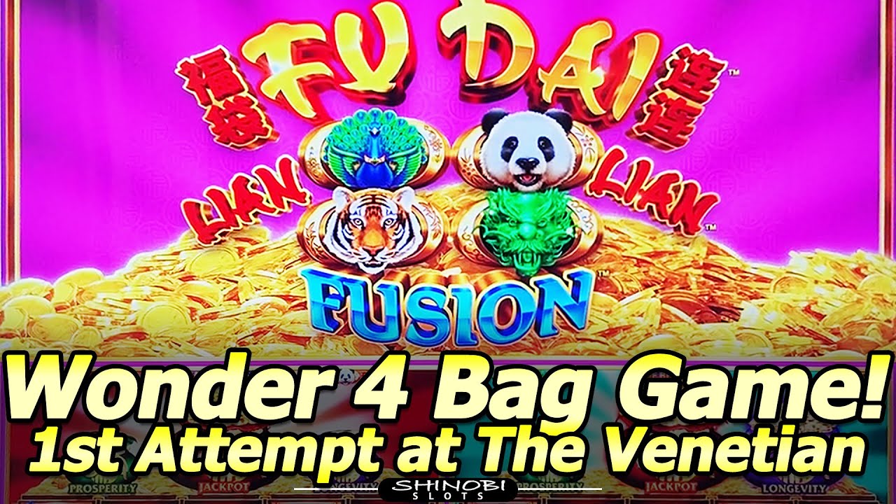 The Bag Game Times 4! NEW Fu Dai Lian Lian Fusion Slot Machine at the ...