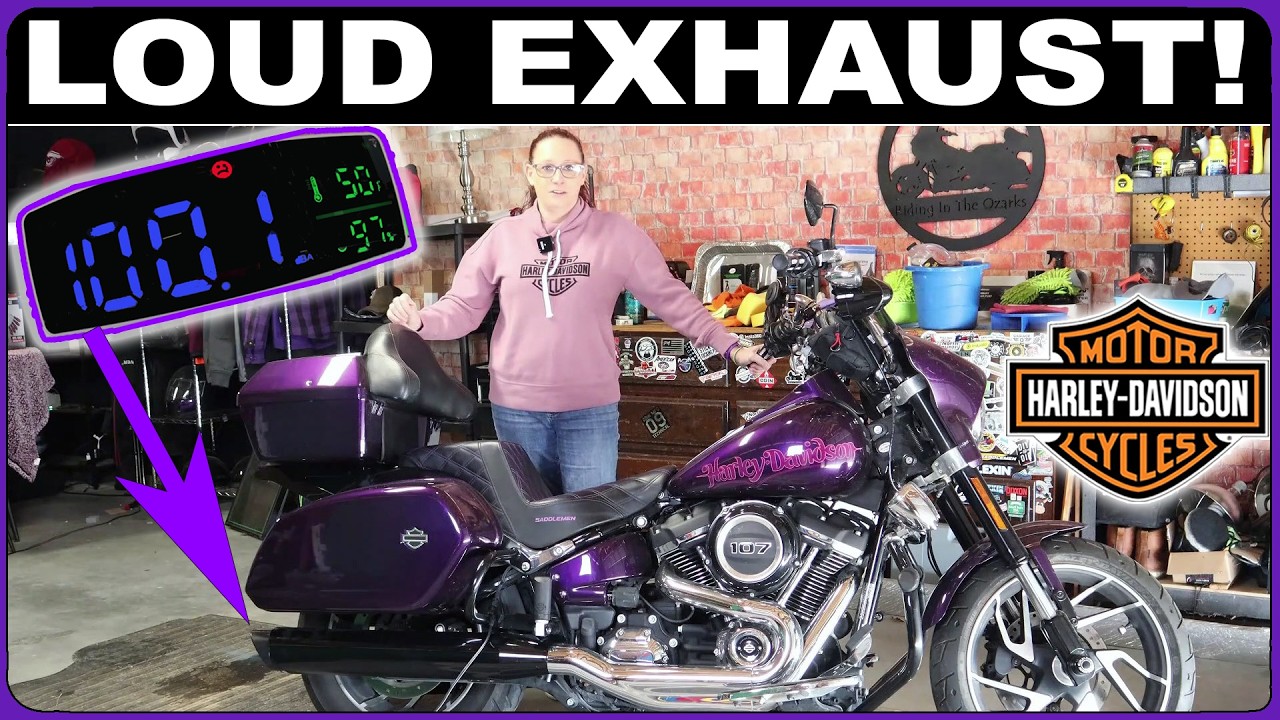 Loud Exhaust for my Harley Davidson - Tab Performance Slip-on Zombie ...