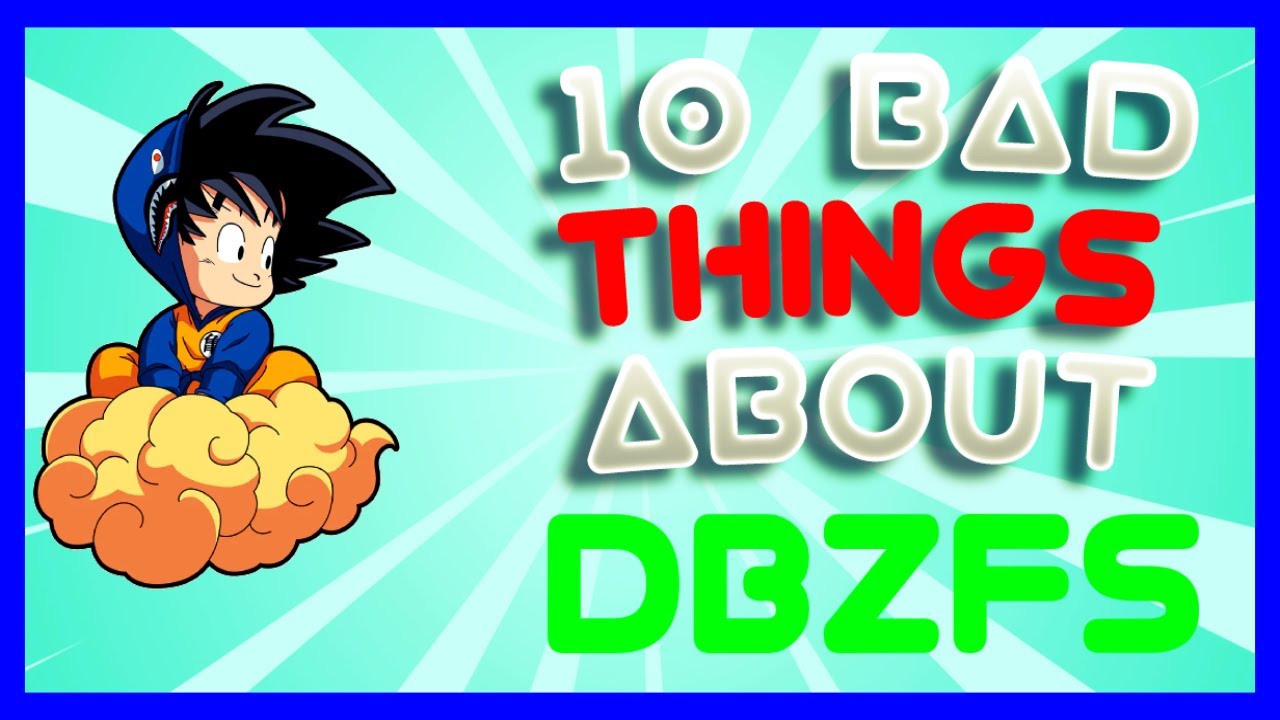 5 Bad Things About DBZ Final Stand | ROBLOX - YouTube