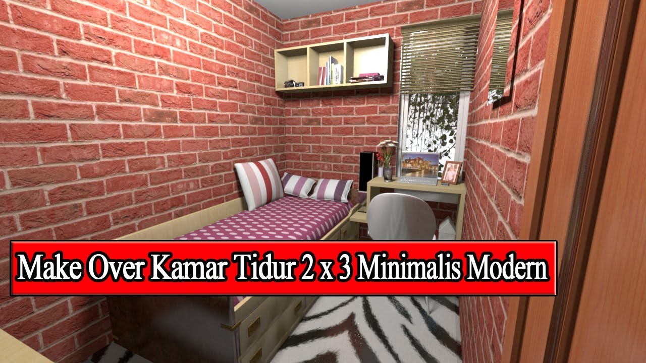 make over kamar tidur 2x3 Lengkap dengan harga renovasinya - YouTube