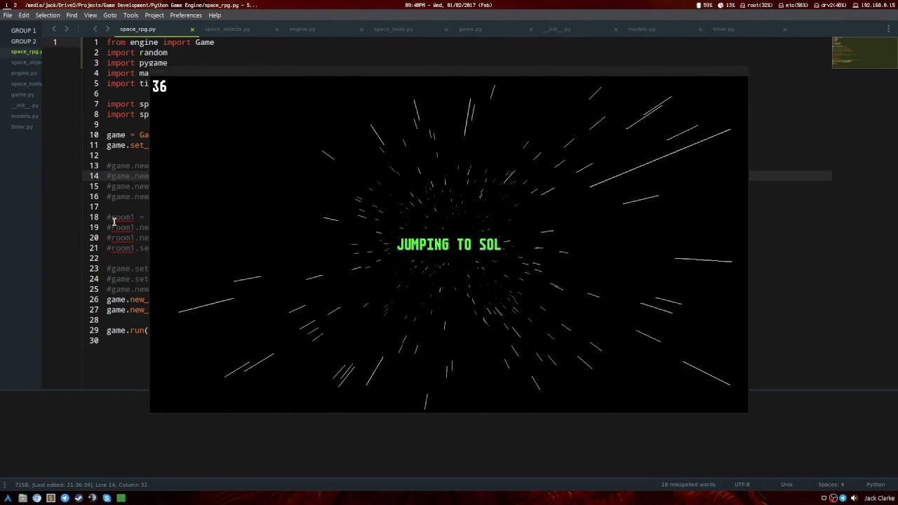 Warp Drive Animation - YouTube