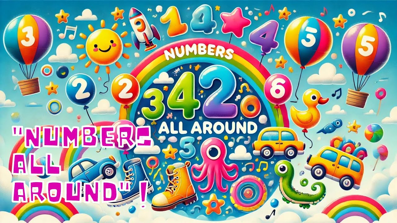 "Numbers All Around: A Fun Counting Song for Kids!" - YouTube