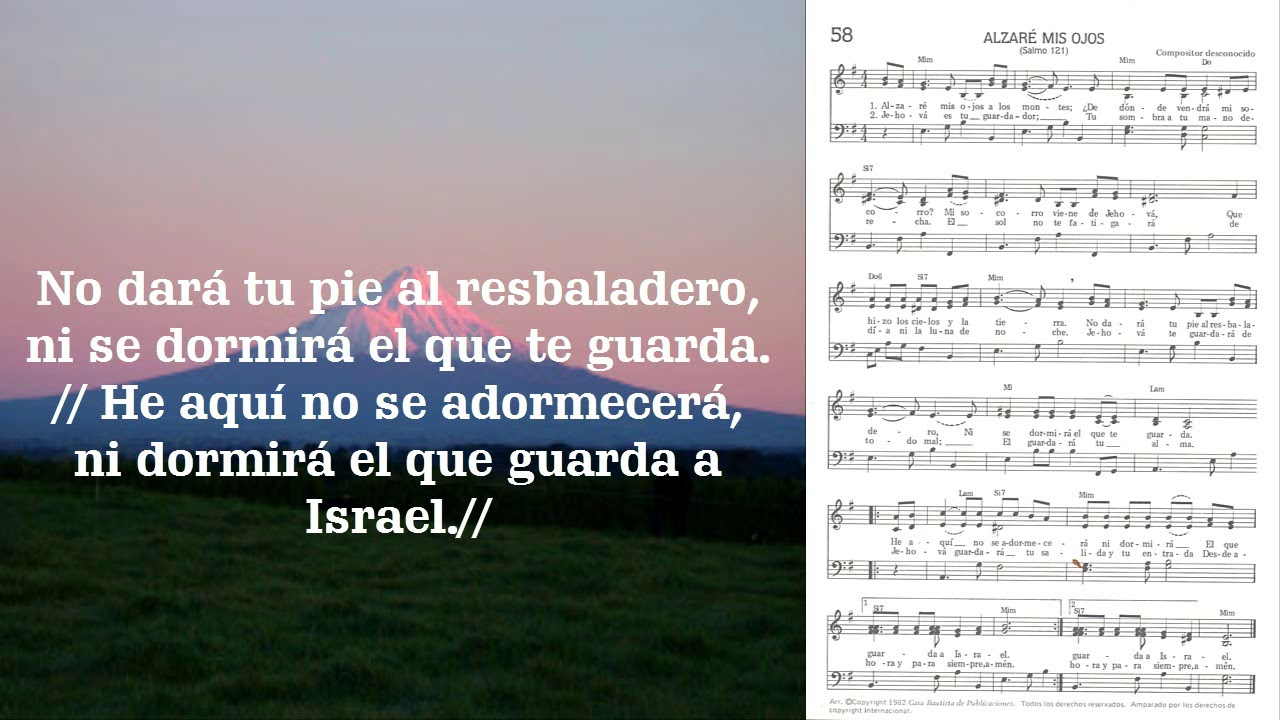 Alzaré mi ojos a los montes Pista Instrumental Karaoke - YouTube