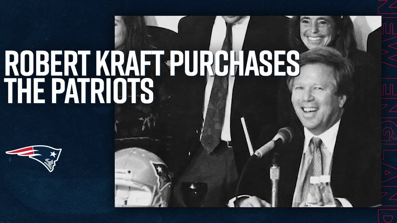 Robert Kraft Purchases NFL Team New England Patriots | 1994 Press ...