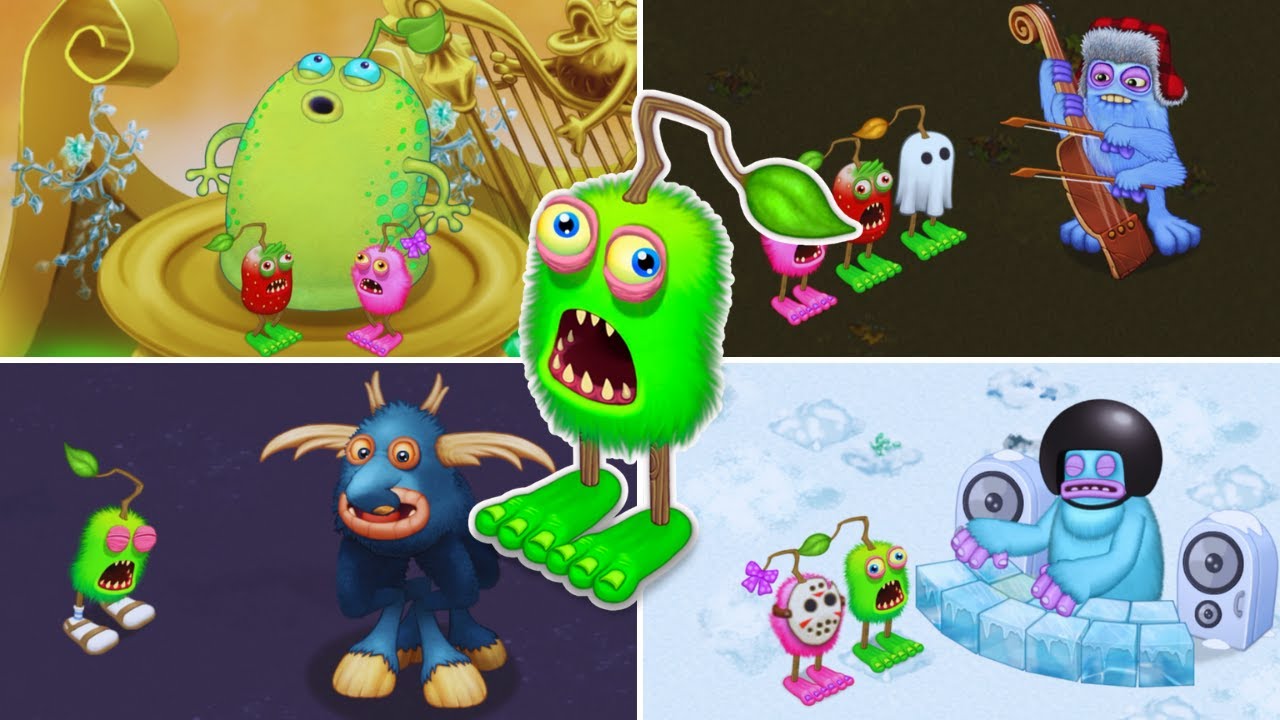 Monsters Duets on different islands - FURCORN and friends | My Singing ...