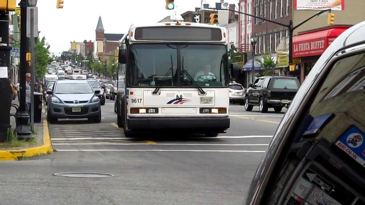 NJT Neoplan AN459 #9617 on the 159 to NY (Outside) - YouTube