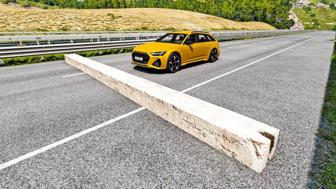 Cars VS Ledge #3 - BeamNG.Drive - YouTube