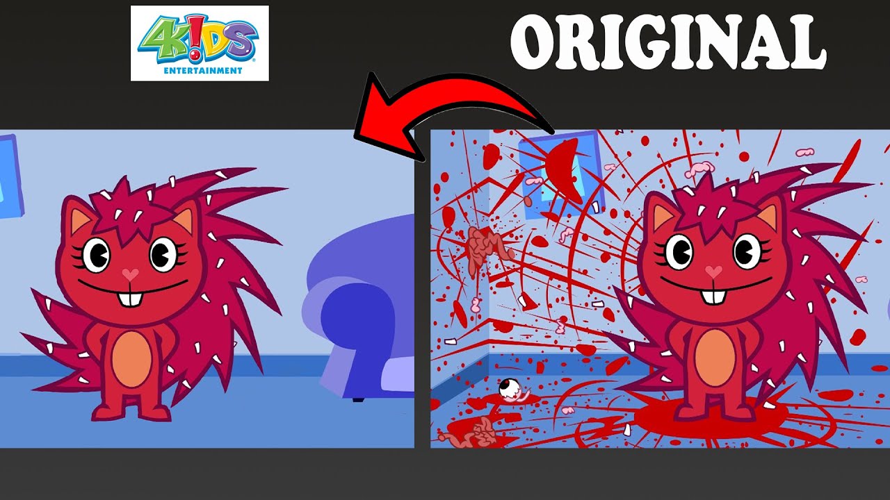4Kids Censorship in Happy Tree Friends №3 - YouTube