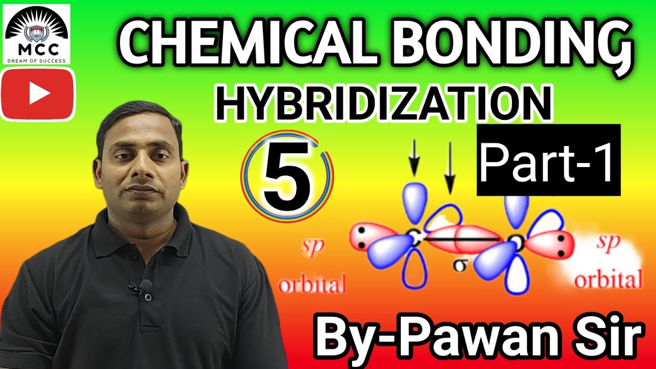 Hybridization(Chemical Bonding) part-01 for jee/neet foundation @Pawansir833 - YouTube
