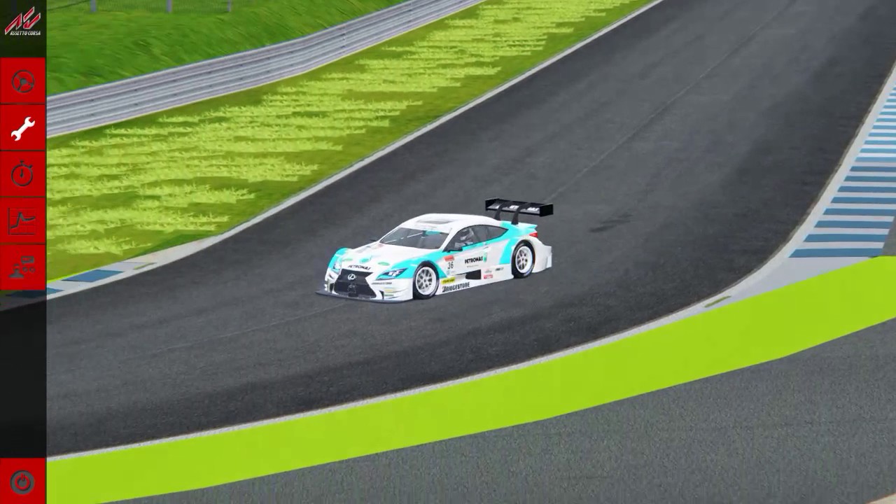 Assetto Corsa SUPER GT GT500 TEST MOTEGI - YouTube
