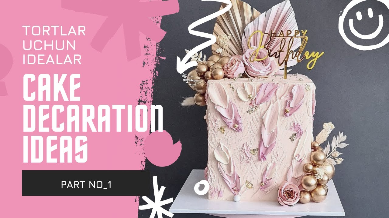 Amazing cake decoration.Tort bezatish usullari.Idea cake decoration ...