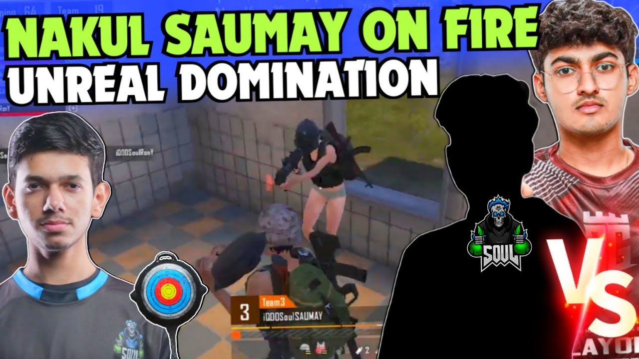 iQOOSouL Nakul & Saumay Duo Destruction 😳 SouL New Player vs Goblin 🔥 ...