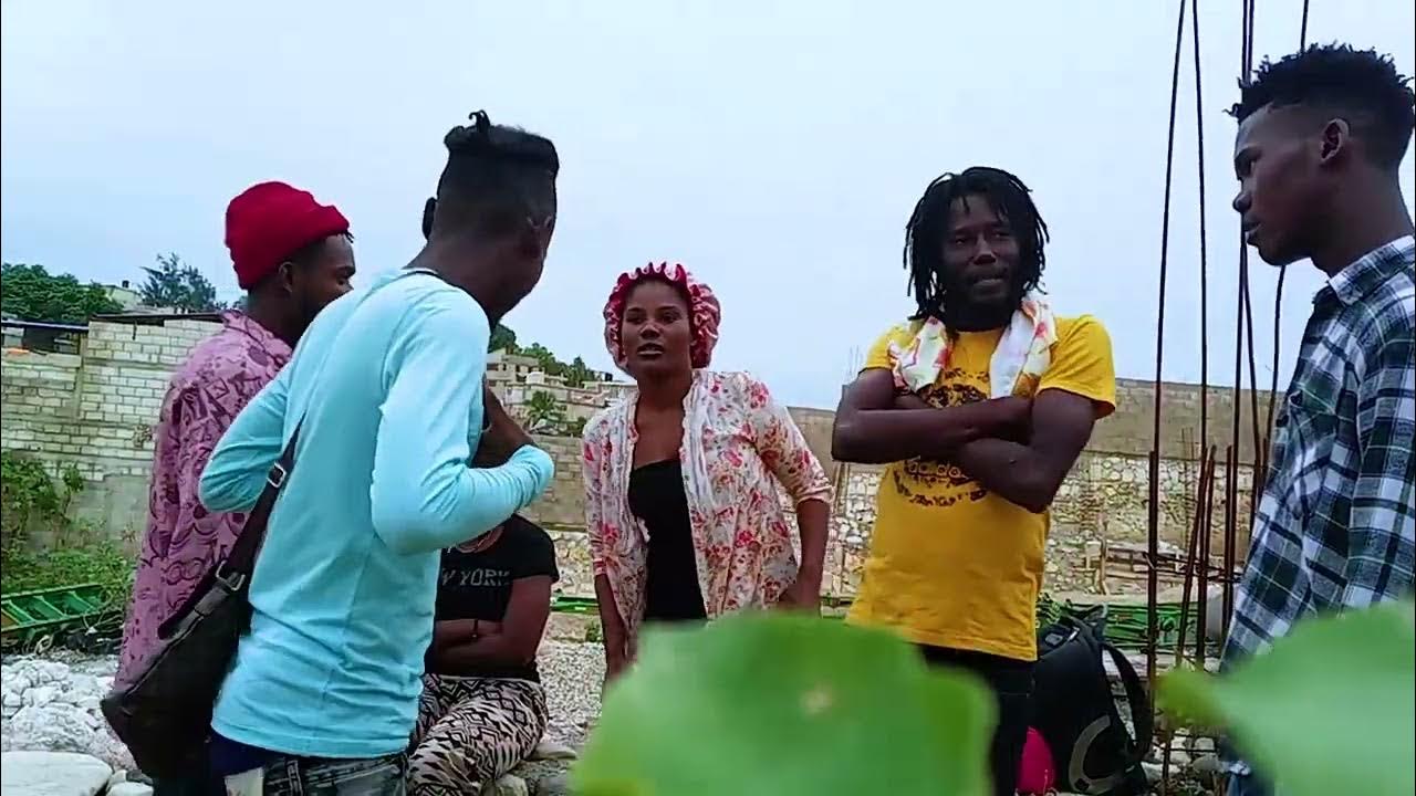 gwo zen pete😱nan staf l'aveugle la mario vin bare maika kap bo avek smok prank😆sa trò bèl gwo ...