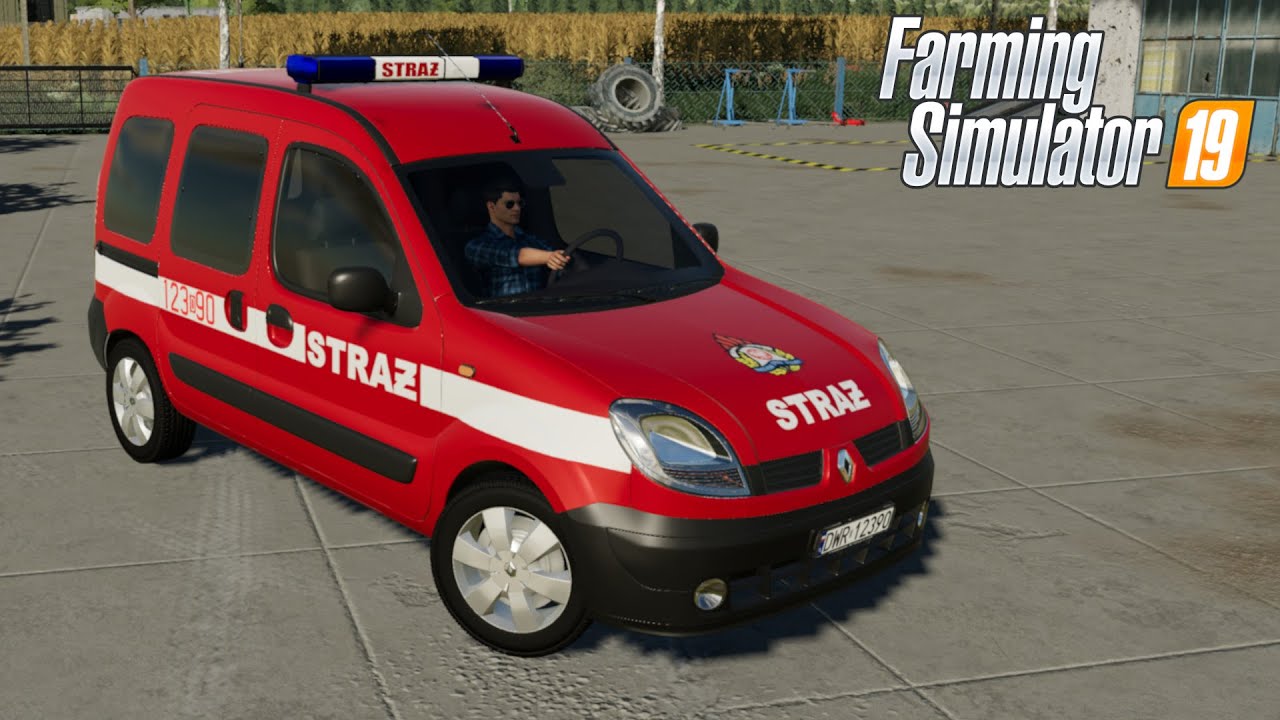 Renault Kangoo "STRAŻ POŻARNA" - Farming Simulator 2019 [FS19 LS19 Car ...